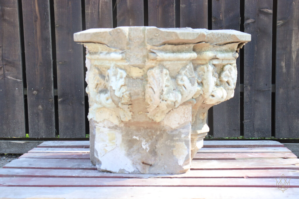 Large Decorative 19th Century Sandstone Carved Stone Plinth - WM11298 ...