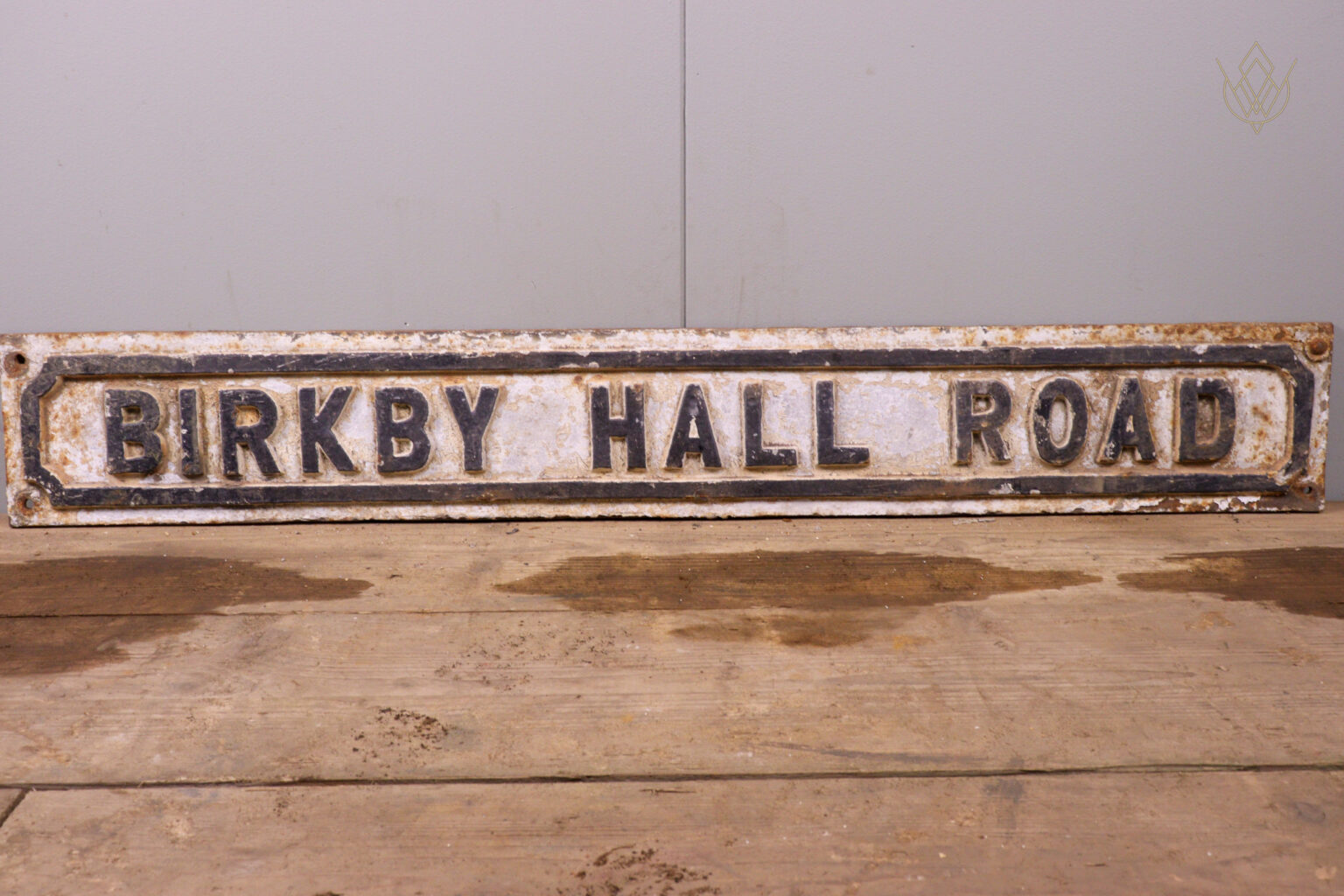 Antique ‘Birkby Hall Road’ Victorian Cast Iron Street Sign – WM11687 ...
